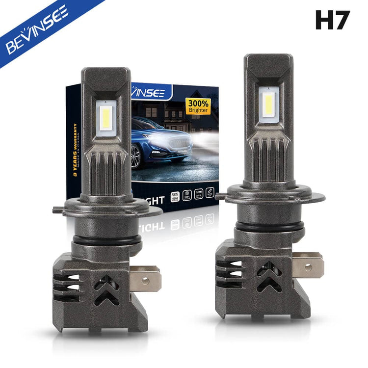 Bevinsee H7 Led Headlight Bulbs | Motorcycle Headlights