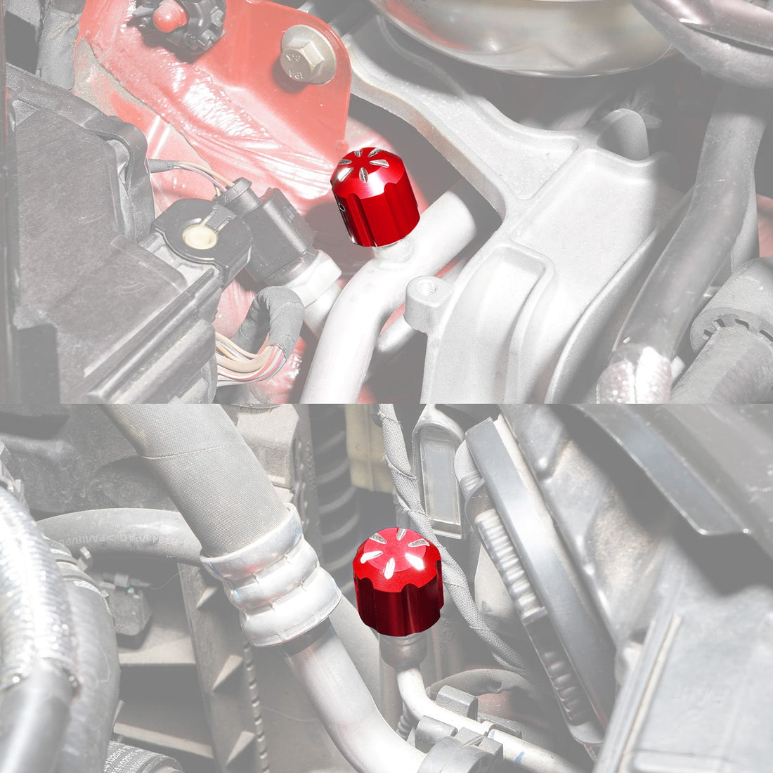 Aluminum A/C Service Valve Cap Cover For Golf MK7 Audi A3 8V – Bevinsee