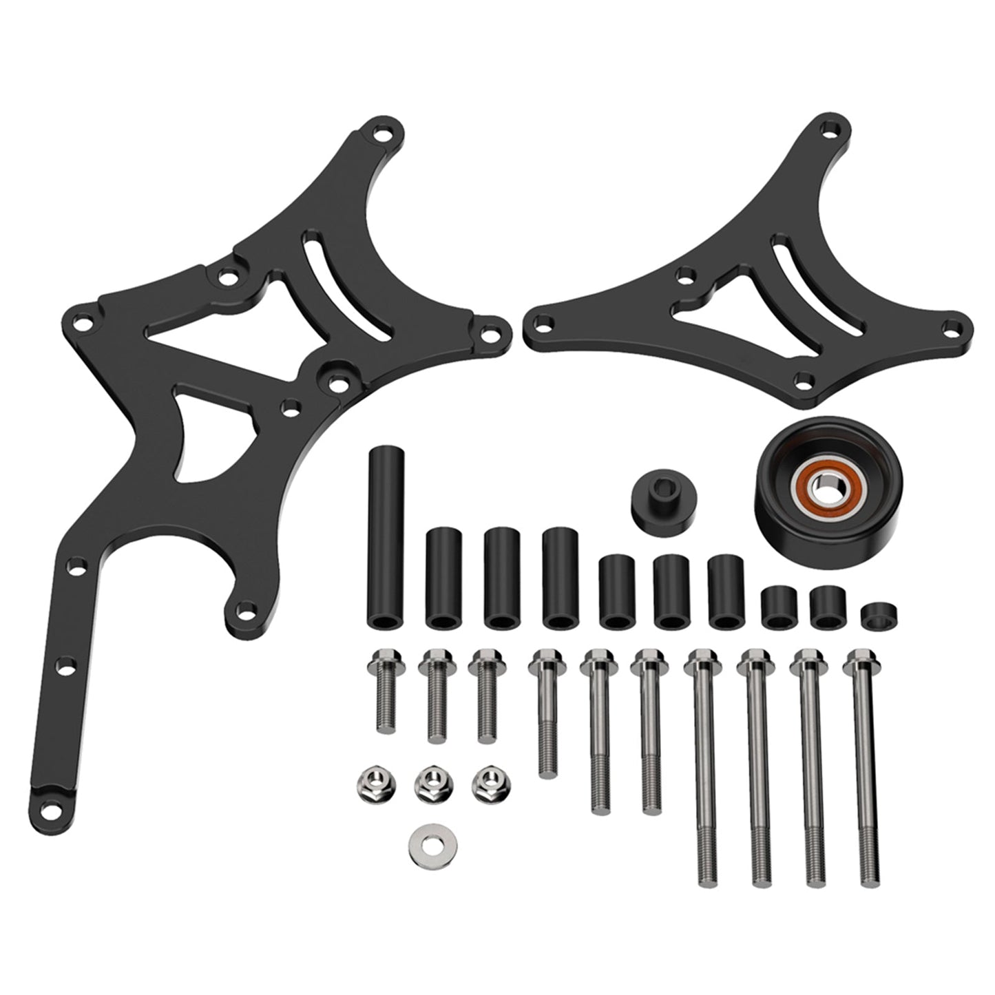 BEVINSEE Alternator Power Steering Pump Bracket Kit For LS Truck Engin ...