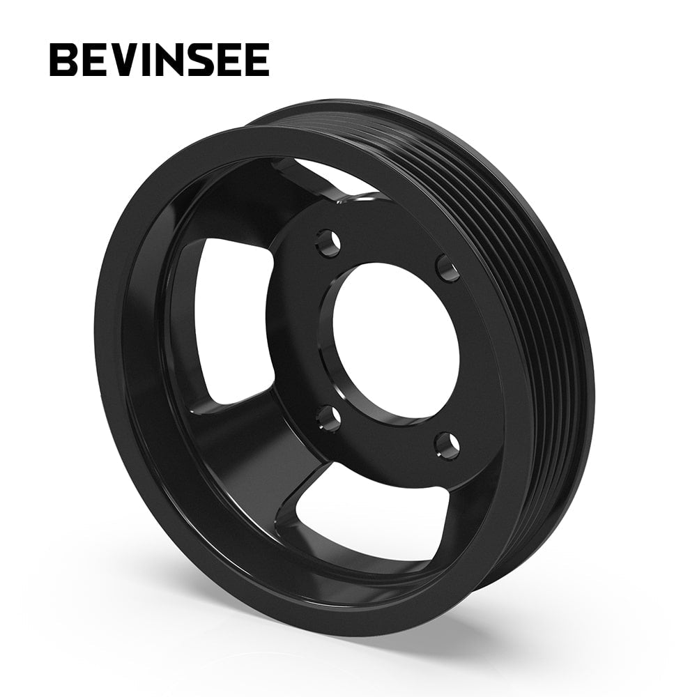 BEVINSEE Billet Aluminum Water Pump Pulley for BMW E36 1997-2003 – Bevinsee