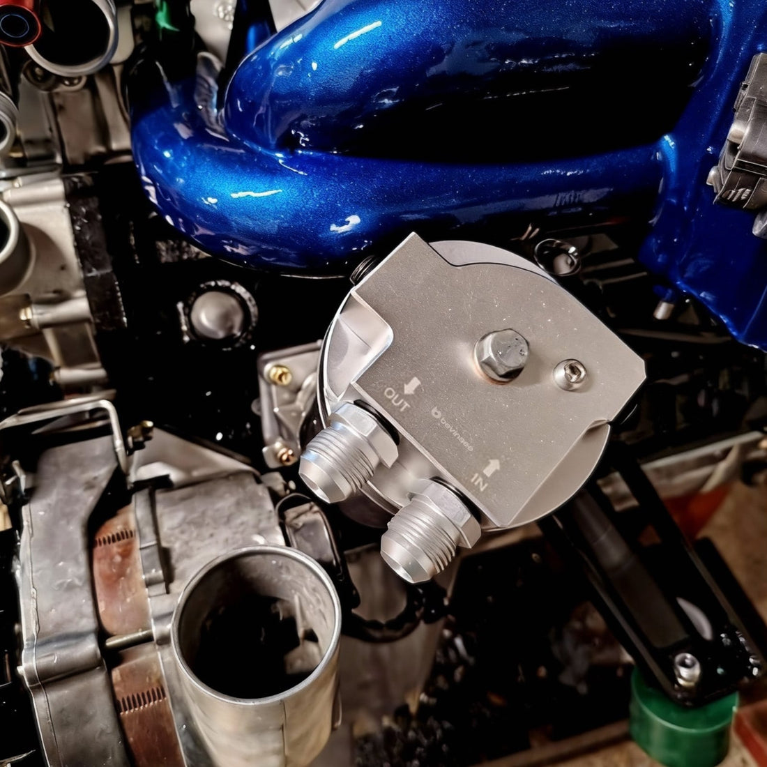 Engine Oli Cooler Adapter For BMW E36 M3 E34 M50 S50 S52 S54 – Bevinsee