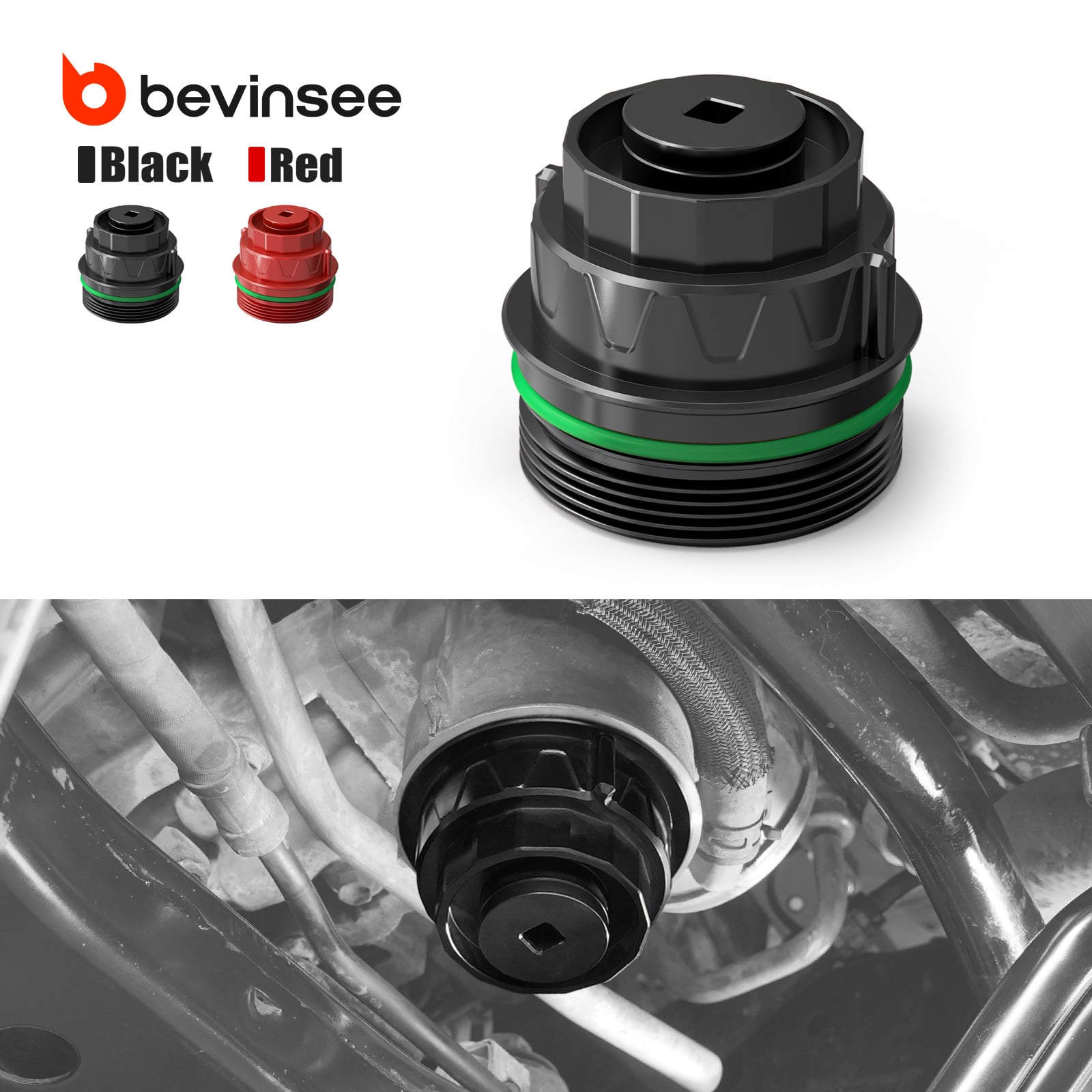 Oil Filter Housing Cap For Toyota 4Runner FJ Cruiser Tundra – Bevinsee