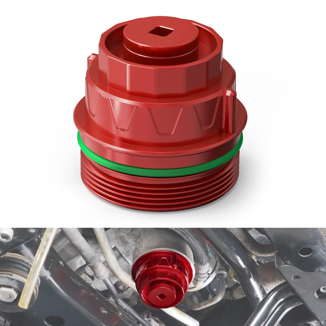 Oil Filter Housing Cap For Toyota 4Runner FJ Cruiser Tundra – Bevinsee