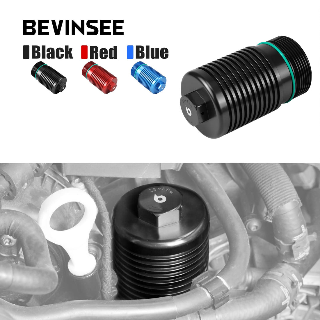 Oil Filter Housing Cover Cap for VW for EA888 Gen3/4 2.0T Engine – Bevinsee