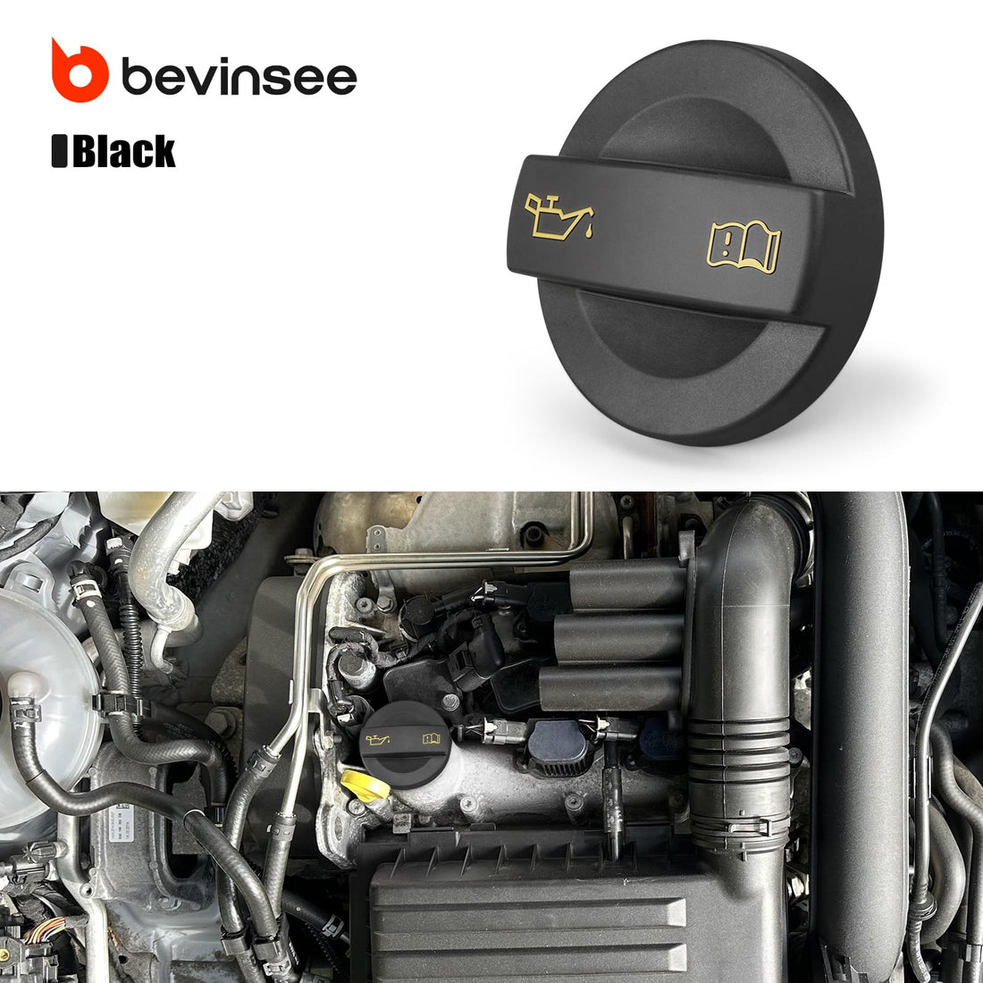 Petrol Engine Oil Filler Cap For VW Golf Mk5/6/7/8 – Bevinsee