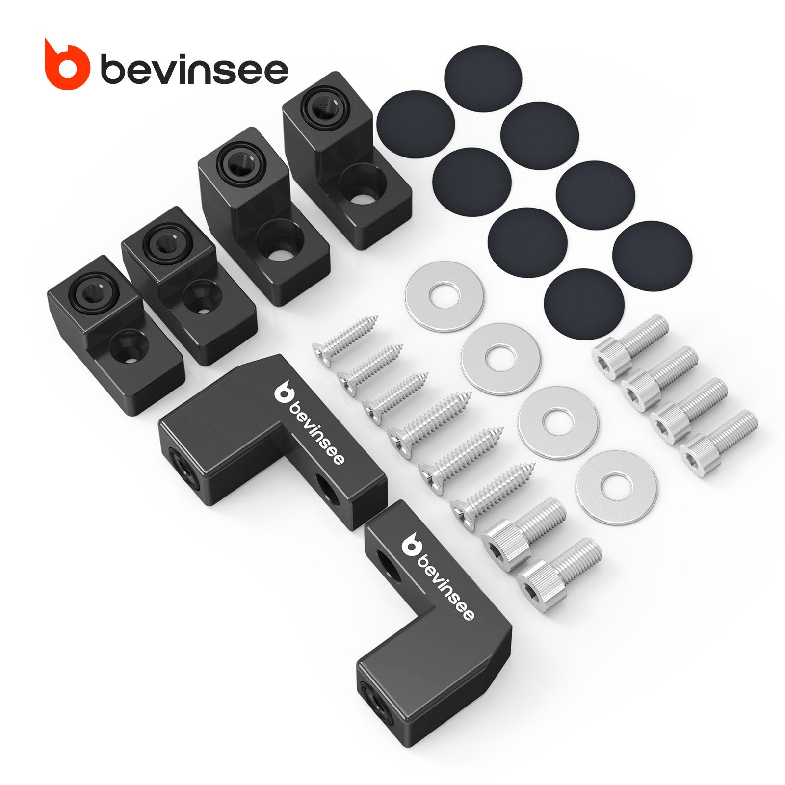 Wing Spoiler Riser Kit for Ford Fiesta ST Hatchback 2014-2019 – Bevinsee