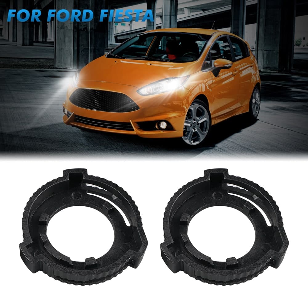 H7 LED Headlight Base Adapters For Ford Fiesta – Bevinsee