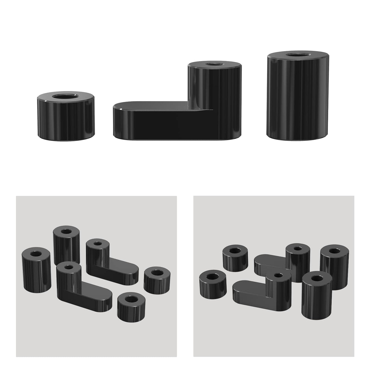 Rear Wing Spoiler Riser Kit For Ford Fiesta Mk8 Fiesta ST-Line