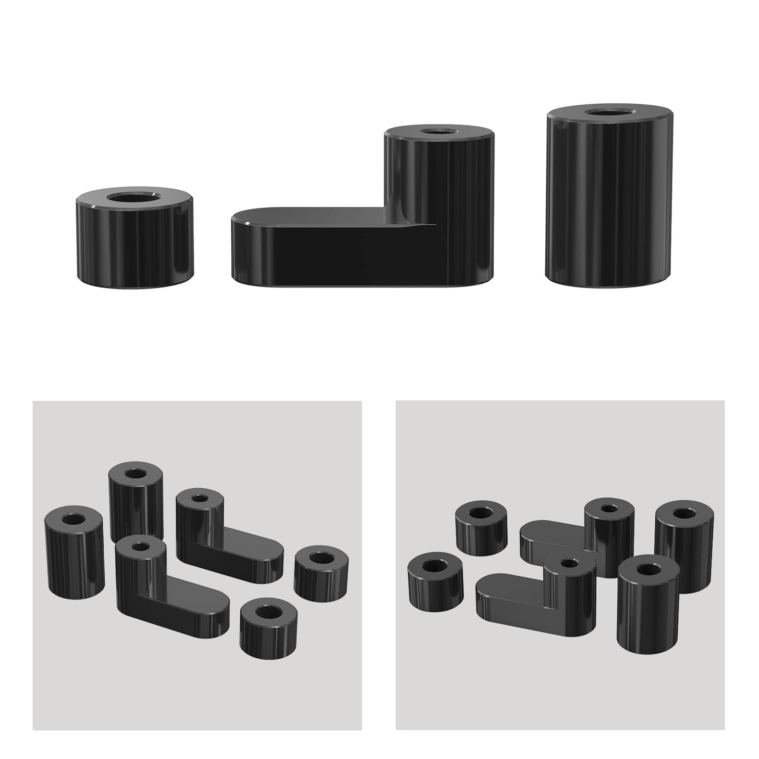 Rear Wing Spoiler Riser Kit For Ford Fiesta Mk8 Fiesta ST-Line