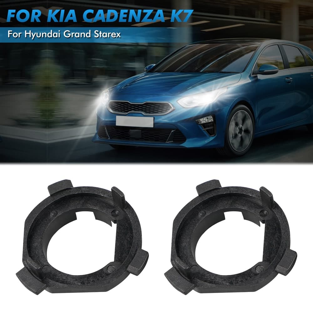 H1 Adapters LED Headlight Globes For Hyundai Grand Starex For Kia ...