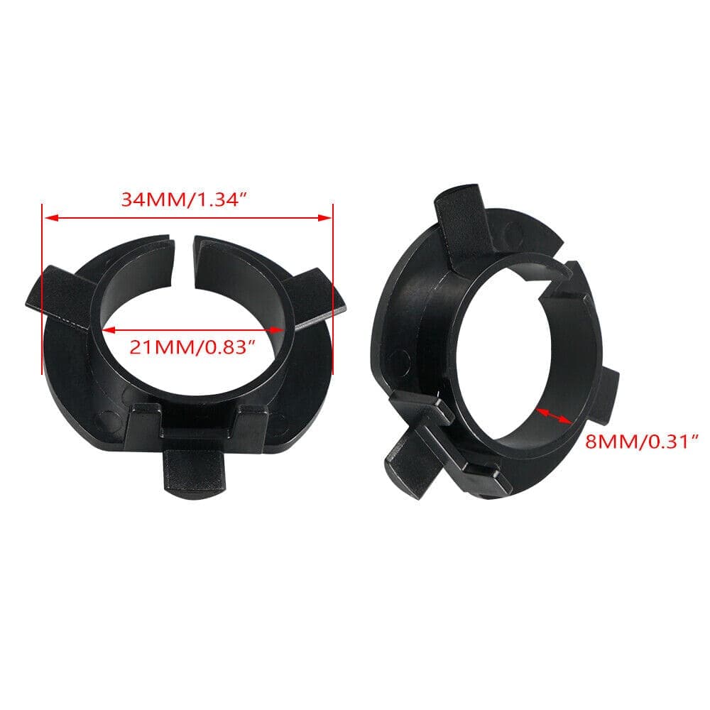 H7 LED Headlight Bulb Adapter Socket Holder Retainer For Kia K3 K4 K5 ...